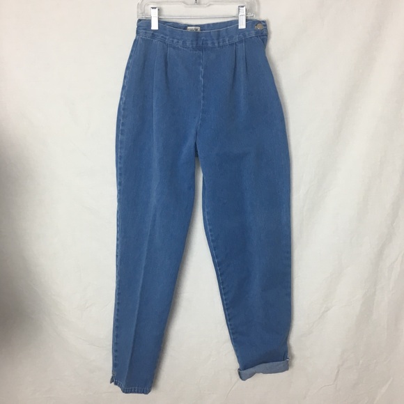 Vintage | Jeans | Vintage 8s Jeans Cherokee High Rise Pleated Tapered ...